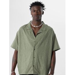 Vamos Clo Button Up Shirt male Green size XL