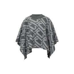 comma, COMMA Cape Damen Gr&ouml;&szlig;e XS/XL grau