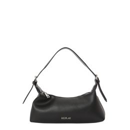 Replay Schultertasche Damen Gr&ouml;&szlig;e One Size schwarz / silber