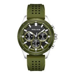 Police Analog Watch 'Motion' male Green size One Size