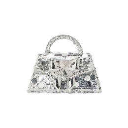 NAEMI Clutch Damen Gr&ouml;&szlig;e One Size silber