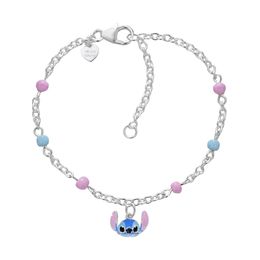 Disney Jewelry Armband M&auml;dchen Gr&ouml;&szlig;e One Size blau / hellblau / altrosa / silber