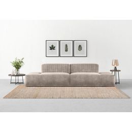 Big-Sofa Trendmanufaktur, B:300cm H:72cm T:107cm, beige, 88% Polyester, 12% Polyacrl, Sofas, "Braga, toller Sitzkomfort, Designsofa", in moderner