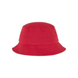 Flexfit Damen Fischerhut "Flexfit Unisex Flexfit Cotton Twill Bucket Hat"rot, 98% Baumwolle, 2% Elasthan, H&uuml;te