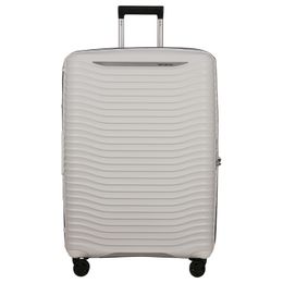 Samsonite Hartschalen-Trolley "UPSCAPE, verschiedene Gr&ouml;&szlig;en und Farben", wei&szlig;, Polypropylen, gestreift, Koffer, Volumenerweiterung Reisegep&auml;ck