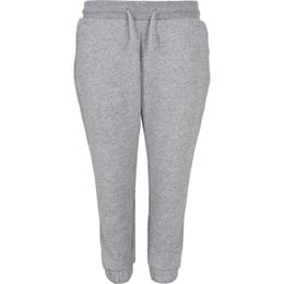 Urban Classics M&auml;dchen Stoffhose "Urban Classics Damen Girls Sweatpants"erdgrau, Gr. 158, unifarben, 65% Baumwolle, 35% Polyester, Hosen