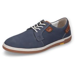 Camel Active Herren Schn&uuml;rschuh, Gr. 42, blau, Nubukleder, Schuhe, Hybrid Sneaker, Business Schuh, Sneaker mit Lederfutter