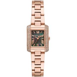 Michael Kors Damen Quarzuhr "PETITE EMERY", gold, Armbanduhren, Armbanduhr, Damenuhr, Edelstahlarmband, analog, Glassteine