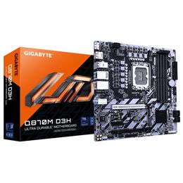 Gigabyte Mainboard "Q870M D3H Mainboard - Intel Core Ultra", B:26,7cm H:5,5cm T:27,2cmohne farbbezeichnung, Mainboards