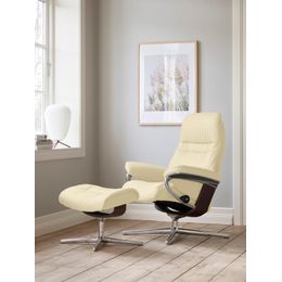 Fu&szlig;hocker stressless, B:57cm H:42cm T:40cm, beige, Leder PALOMA: PALOMA ist ein durchgef&auml;rbtes Semianilin-M&ouml;belleder mit nat&uuml;rlicher Narbung.,