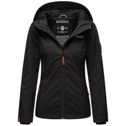 Marikoo Damen Outdoorjacke "Brombeere", schwarz, Gr. XXL, Obermaterial: 100% Polyester, Innenseite: 100% Polyester, Jacken, sportliche &Uuml;bergangsjacke