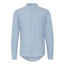 Casual Friday Herren Langarmhemd "Langarmhemd CFAnton", blau, Gr. XXL, Obermaterial: 55% Leinen LI. 45% Baumwolle CO., Hemden