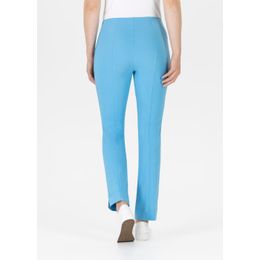 Stehmann Damen Stretch-Hose "INA"bonnieblau,3703, Gr. 44, Web, Obermaterial: 72% Viskose, 25% Polyamid, 3% Elasthan, Hosen, mit Stretch