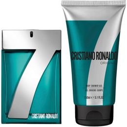 CR7 Cristiano Ronaldo Herren Duft-Set "Eau de Toilette und Duschgel", gr&uuml;n, CRISTIANO RONALDO, Parf&uuml;ms, mit erfrischender Kopfnote
