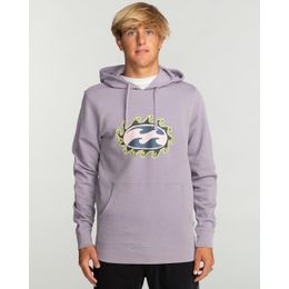 Billabong Herren Hoodie "Crayon Wave", lila, Gr. S, Obermaterial:80% Walkfrottier, 20% Microfaser;, Sweatshirts