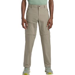 Jack Wolfskin Herren Zip-off-Hose "PICO TRAIL ZIP OFF PANTS M", grau, Gr. 58, Obermaterial: 100% Polyester, Hosen, Atmungsaktiv, schnell trocknend,