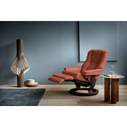 Relaxsessel stressless, B:79cm H:101cm T:77cm, rot, Leder BATICK: BATICK ist ein leicht korrigiertes, durchgef&auml;rbtes und genarbtes M&ouml;belleder, bei