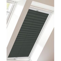 Dachfensterplissee SUNLINES, B:93,9cm H:49,4cm, grau, Obermaterial: 100% Polyester, Plissees, "StartUp Style Crush", mit F&uuml;hrungsschienen