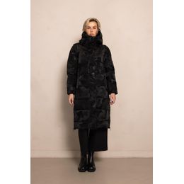 Zhrill Damen Steppmantel "2 in 1 Mantel und Weste"schwarz, Gr. XXL, unifarben, Web, Obermaterial: 53% Lyocell, 43% Baumwolle, 4% Elasthan, M&auml;ntel,