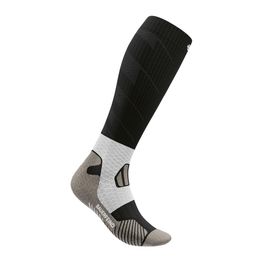 Bauerfeind Kompressionsstr&uuml;mpfe "Trail Run Compression Socks", Gr. 46schwarz, l, Polyamid, unifarben mit Farbeinsatz, Socken