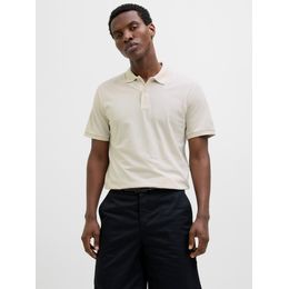 Jack & Jones JACK & JONES Herren Poloshirt "JJKANE POLO SS", gelb, Gr. S, unifarben, Jersey, Obermaterial: 60% Baumwolle, 40% Polyester, Shirts, Baumwollmischung,