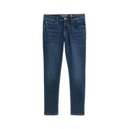 Tom Tailor Herren TTTROY SLIM Jeans mit Stretch, blau, Uni, Gr. 38/34