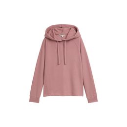 Tom Tailor Denim Damen Loose Fit Hoodie Sweatshirt, rosa, Uni, Gr. XS