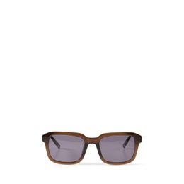 Tom Tailor Unisex Rechteckige Sonnenbrille, braun, Uni, Gr. ONESIZE
