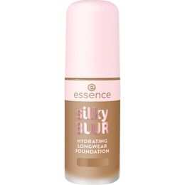 Essence Damen Foundation "Silky BLUR HYDRATING LONGWEAR FOUNDATION", 90mlbraun, Teint-Kosmetika