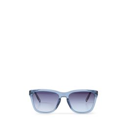 Tom Tailor Unisex Eckige Sonnenbrille, blau, Farbverlauf, Gr. ONESIZE