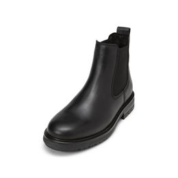 Marc O'Polo MARC O'POLO Herren Chelseaboots "aus edlem Rindleder", Gr. 42, schwarz, Obermaterial: 100% Leder (Rind), Schuhe