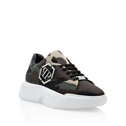 Philipp Plein Herren Sneaker "Godzilla", Gr. 3950, camouflage, Schuhe
