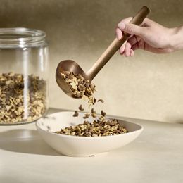 APS Sch&ouml;pfl&ouml;ffel "BULQ, L&ouml;ffel aus 18/8 Edelstahl", L: 23cmkupferfarben, Kochl&ouml;ffel, Fassungsverm&ouml;gen von 120 ml, ideal zum Servieren von Saucen