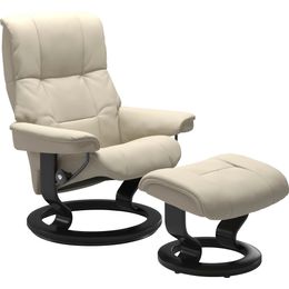 Fu&szlig;hocker stressless, B:55cm H:38cm T:39cm, beige, Leder BATICK: BATICK ist ein leicht korrigiertes, durchgef&auml;rbtes und genarbtes M&ouml;belleder, bei dem
