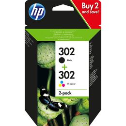 HP Tintenpatrone "302 Combo", bunt, Tintenpatronen, 3 Probemonate gratis* drucken