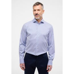 Eterna Herren Langarmhemd "SLIM FIT", blau, Gr. 38, Twill, 100% Baumwolle, Hemden, NON IRON (b&uuml;gelfrei)