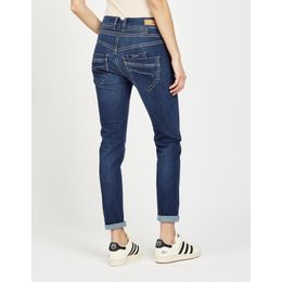 Gang Damen Slim-fit-Jeans "94MARGE"deep mid wash, Gr. 26, Denim/Jeans, Obermaterial: 65% Baumwolle, 22% Polyester, 11% Viskose, 2% Elasthan, Jeans,