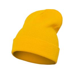 Flexfit Damen Beanie "Flexfit Unisex Heavyweight Long Beanie"gold, Kunstfaser, M&uuml;tzen