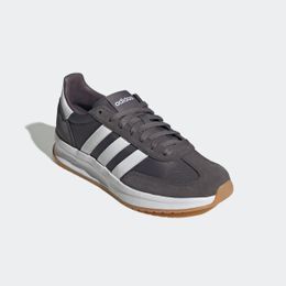Herren Sneaker "RUN 70S 2.0", adidas Sportswear, Gr. 42, wei&szlig;, Leder, Textil, Schuhe, inspiriert vom Design des adidas SL72