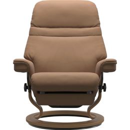 Relaxsessel stressless, B:88cm H:103cm T:78cm, braun, Leder BATICK: BATICK ist ein leicht korrigiertes, durchgef&auml;rbtes und genarbtes M&ouml;belleder, bei