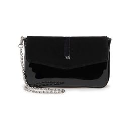 Nero Giardini Damen Clutch "Nero Giardini Taschen Leder/Textil"schwarz lack, Leder, Textil, Taschen