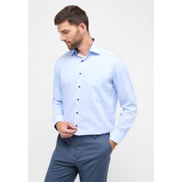 Eterna Herren Langarmhemd "COMFORT FIT"himmelblau, Gr. 45, Popeline, 100% Baumwolle, Hemden, NON IRON (b&uuml;gelfrei)