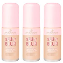 Essence Damen Foundation "Silky BLUR HYDRATING LONGWEAR FOUNDATION", 90mlnatur, Teint-Kosmetika