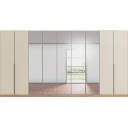 Dreht&uuml;renschrank OTTO HOME, B:405cm H:210cm T:54cm, beige, Schr&auml;nke, "Kleiderschrank Schrank Garderobe AGORDO mit Dekor- oder Hochglanzfront",