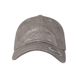 Flexfit Flex Cap "Flexfit Accessoires Low Profile Coated Cap"schwarztaupe, unifarben, 100% Polyurethan, Caps