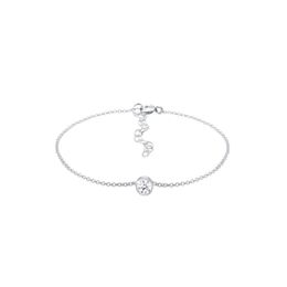 Elli Damen Armband "Glas Kirstalle Wei&szlig; 925 Sterling Silber", 16cm,mit Steinen, Silber 925 (Sterlingsilber), silber, Silber 925 (Sterlingsilber),