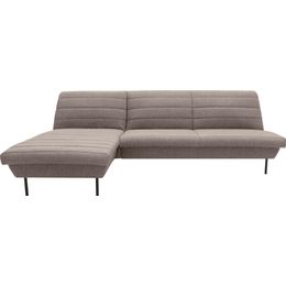 Ecksofa, B:274cm H:92cm T:168cm, beige, LOOKS by Wolfgang Joop, 70% Polyester (recycelt), 30% Polyester, Wohnzimmer, Sofas, "LOOKS IX L-Form",