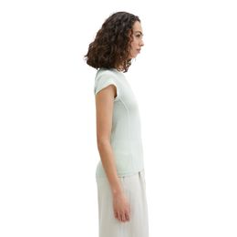 Marc O'Polo MARC O'POLO Damen T-Shirt "aus Organic Cotton", gr&uuml;n, Basic, Gr. XXL, unifarben, Obermaterial: 100% Baumwolle, Shirts