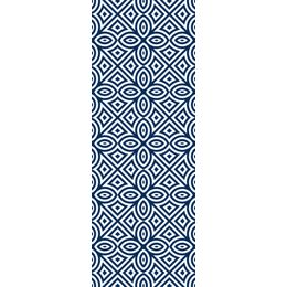 queence Vinyltapete "Muster-Blau", B/L: 0,9m x 2,5m, bunt, Tapeten, 90x250cm, selbstklebend, kinderleichte Anbringung,, Sticker