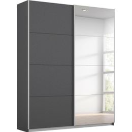 Schwebet&uuml;renschrank OTTO HOME, B:136cm H:210cm T:62cm, grau, Holzwerkstoff, Schr&auml;nke, "Kleiderschrank Schrank Garderobe Schlafzimmerschrank THANOS",